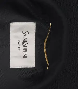 Saint Laurent Wool-silk Double-breasted Blazer
