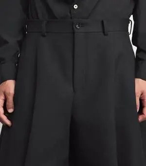 Comme Des Garçons Cotton Wide-leg Shorts