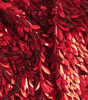 Jenny Packham Embellished Nima Mini Dress - Red