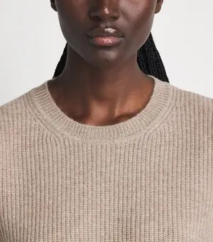 Sandro Wool-cashmere Bandana Sweater - Brown