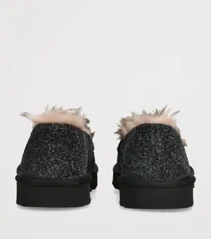 UGG Textured Suede Ellis Loafers - Black