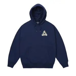 PALACE Camo Tri-ferg Hood 'navy - Blue