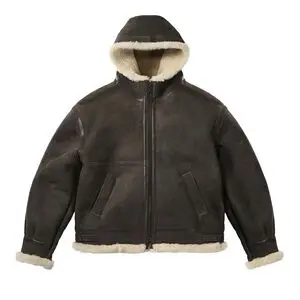 PALACE Sheepskin Flying Jacket - Brown