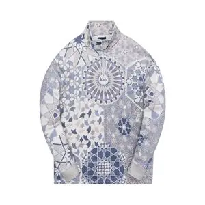Kith Moroccan Tile Quarter Zip 'canvas - Multicolor