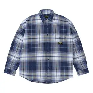 PALACE Lumberyak Overshirt 'navy Plaid - Blue