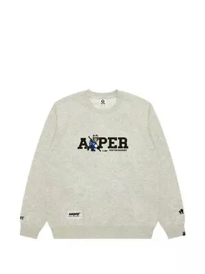 AAPE BY *A BATHING APE Aaper Graphic Sweatshirt - Grey