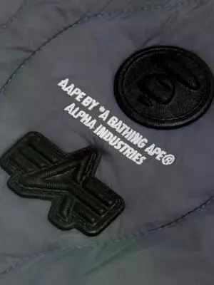 AAPE BY *A BATHING APE X Alpha Quilted Down Jacket