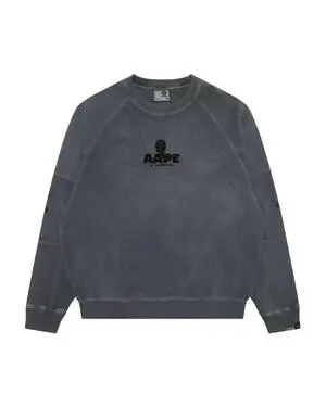 AAPE BY *A BATHING APE Aapeunvs Moonface Sweater - Grey