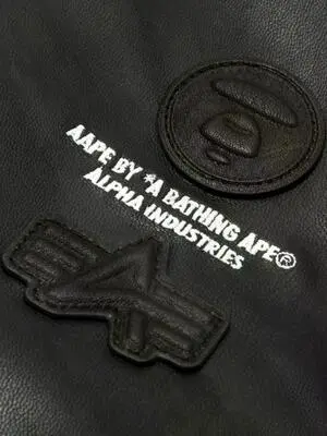 AAPE BY *A BATHING APE X Alpha Embroidered Reversible Jacket