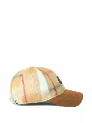 AAPE BY *A BATHING APE Moonface Embroidered Cap - Neutrals