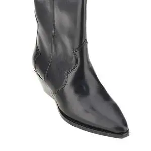 Isabel Marant Étoile Denvee' Leather Boots - Black
