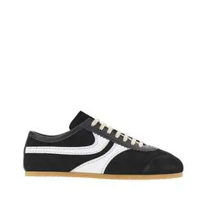 Dries Van Noten Suede Leather Sneakers - Black
