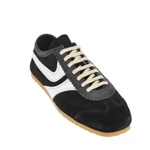 Dries Van Noten Suede Leather Sneakers - Black