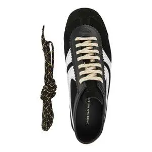 Dries Van Noten Suede Leather Sneakers - Black