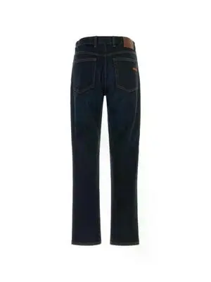 Zegna Logo-patch Straight-leg Jeans