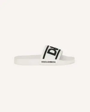 Dolce & Gabbana Logo Slide Sandals