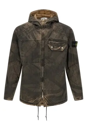 Stone Island 1200038' Overshirt - Brown