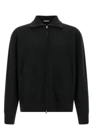 OLIVER LATTUGHI Wool Zip Sweater - Black