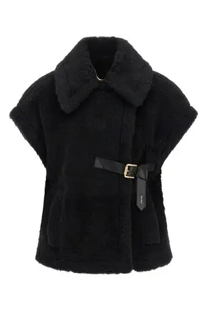 Max Mara New Abavo' Cape - Black