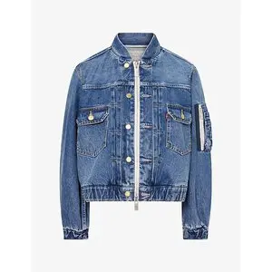SACAI X LEVI'S Blouson Denim Jacket - Blue