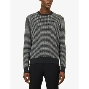 Dunhill Nailhead Jacquard Cashmere Jumper