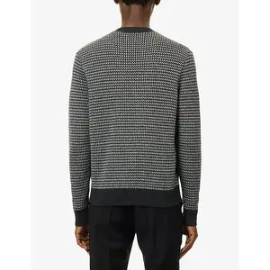 Dunhill Nailhead Jacquard Cashmere Jumper