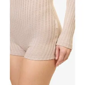 Lounge Ribbed Jersey Playsuit