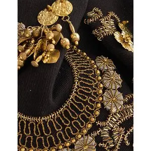 Dries Van Noten Crispino Embroidered Cotton Pouch Bag