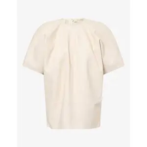 TOTEME Cocoon Panelled Leather Top