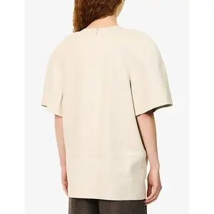 TOTEME Cocoon Panelled Leather Top