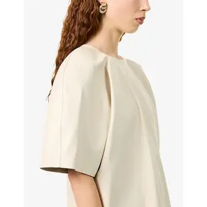 TOTEME Cocoon Panelled Leather Top