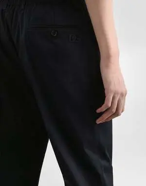 Dolce & Gabbana Cotton Gabardine Trousers