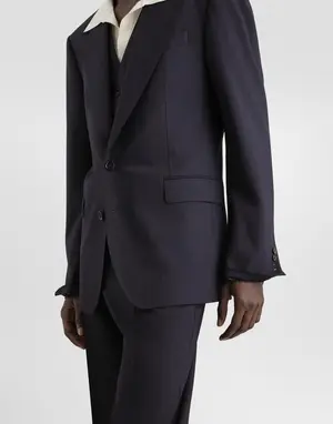 Dolce & Gabbana Single-breasted Sicilia Light Pinstripe Wool Suit