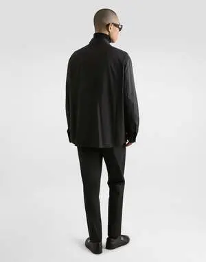 Dolce & Gabbana Nylon Shirt With Logo Tag
