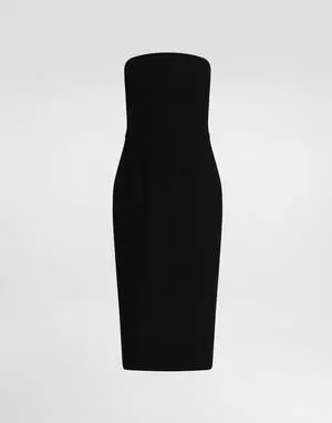 Dolce & Gabbana Wool Crêpe Dress - Black