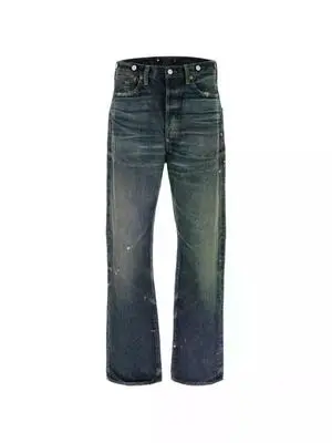 Junya Watanabe Patchwork Distressed Jeans - Blue