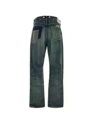 Junya Watanabe Patchwork Distressed Jeans