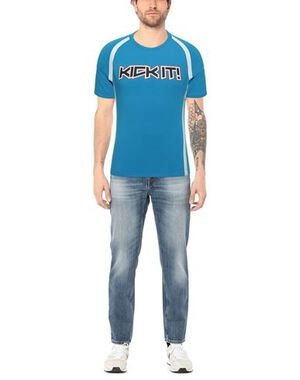 BIKKEMBERGS T-shirt Size Cotton, Elastane