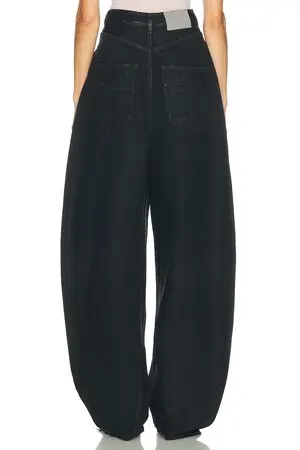 Balenciaga High Waist Barrel Twisted Leg