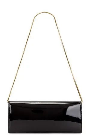 Saint Laurent Kate On Chain Clutch In Black