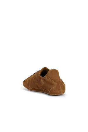 Christopher Esber Roadie Suede Sneaker In Brown
