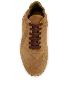 Christopher Esber Roadie Suede Sneaker In Brown