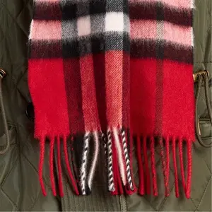 Burberry Plaid Pattern Scarf