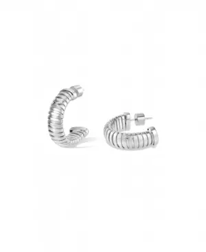 RETRO CHIC Minimalist Hoop Earrings