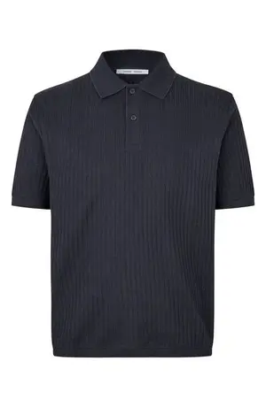 Samsøe Samsøe Sajase Ribbed Cotton Blend Polo