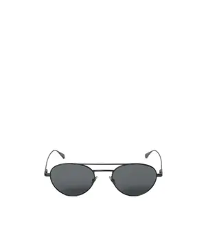 Saint Laurent Round-frame Double-bridge Sunglasses - Black