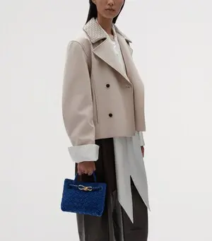 Bottega Veneta Mini Suede Andiamo Top-handle Bag