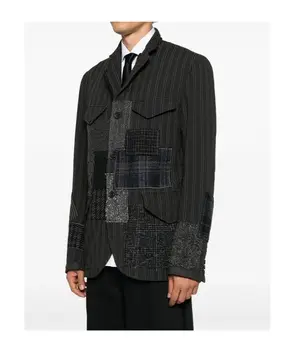 Junya Watanabe Patch Detailed Single-breasted Blazer
