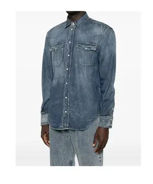 DONDUP Snap-button Denim Shirt