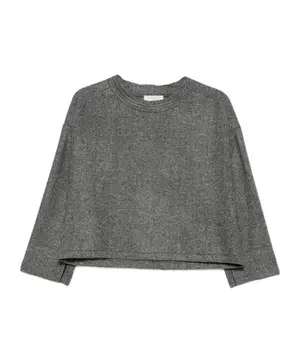 Antonelli Firenze Crew-neck Long-sleeve T-shirt - Grey